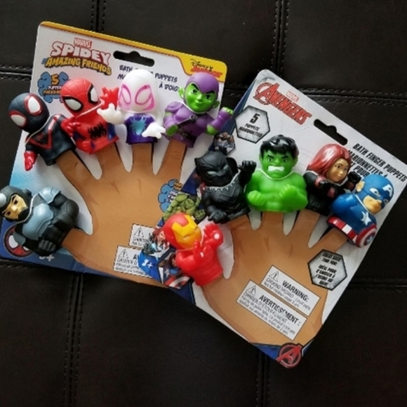 Marvel | Toys | Marvel Avengers Finger Puppets Bundle | Poshmark